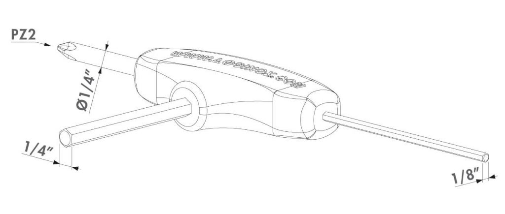 Handy mounting tool for locks - AVO Fence & Supply